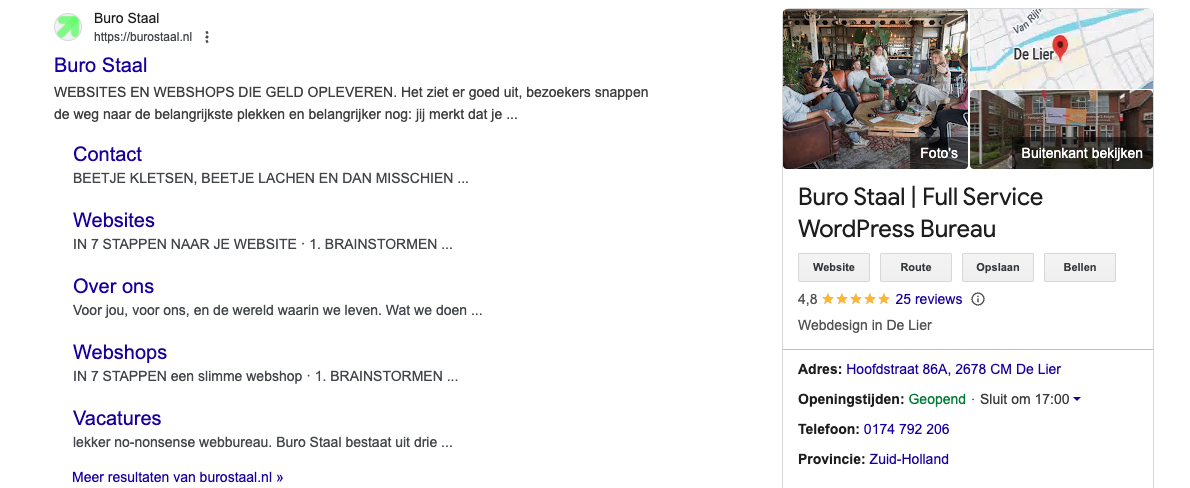 Nieuw Google bedrijfsprofiel aanmaken | Buro Staal